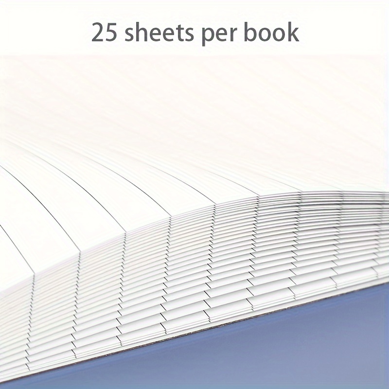 A4 Data Pads Books Wide Ruled Writing Memo Notebook - Temu Mauritius