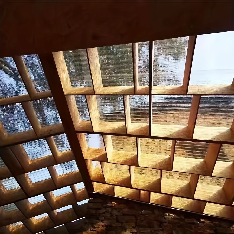 Greenhouse Using Clear Plastic Wavy Panels Transparent Polycarbonate