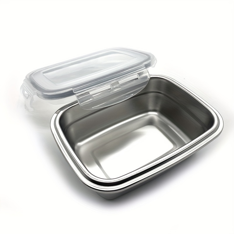 304 Stainless Steel Food Storage Container Metal Meal Prep - Temu Canada