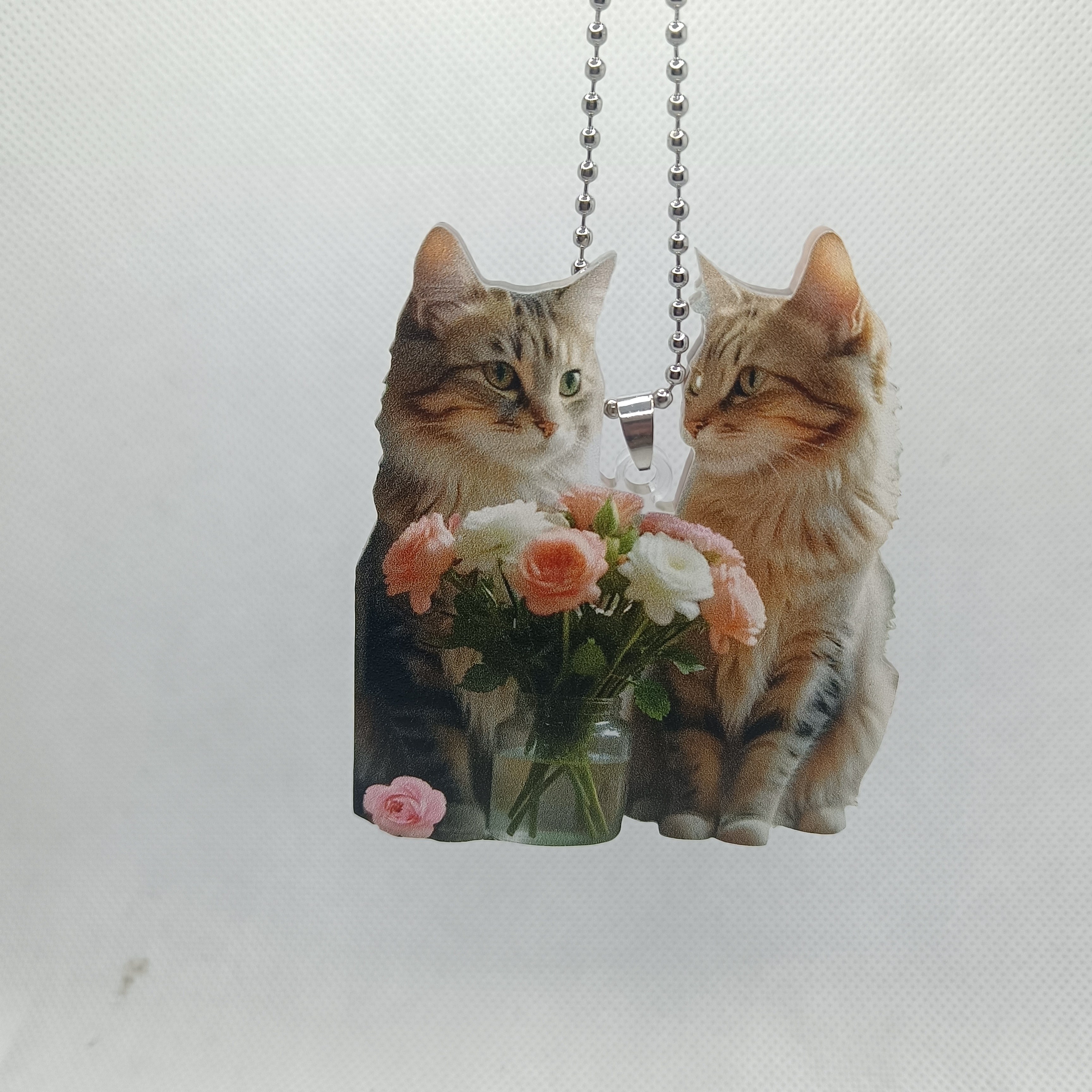 2d Acrylic Cat Animal Model Statue Car Interior Decoration - Temu ...