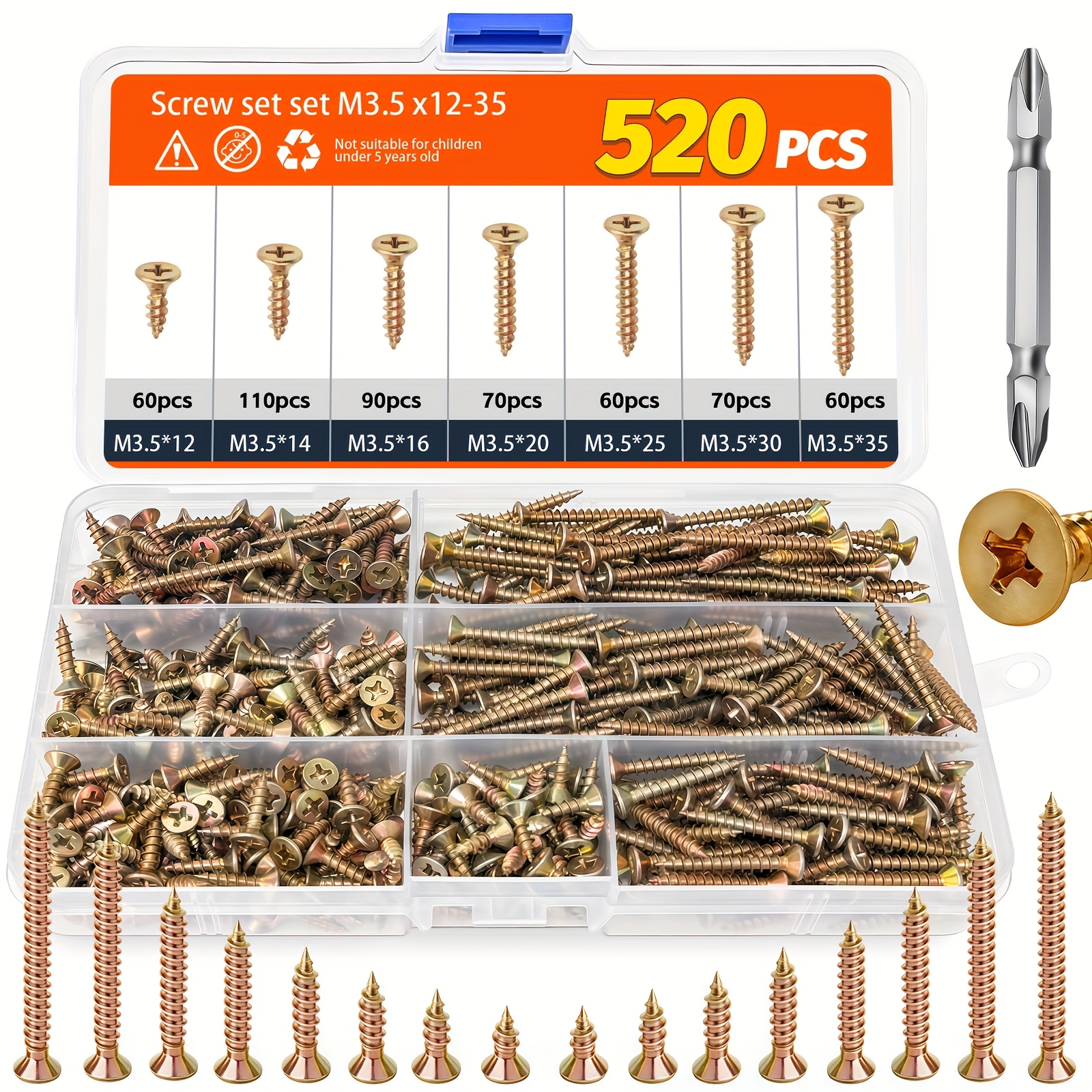 screws sold on Temu United States