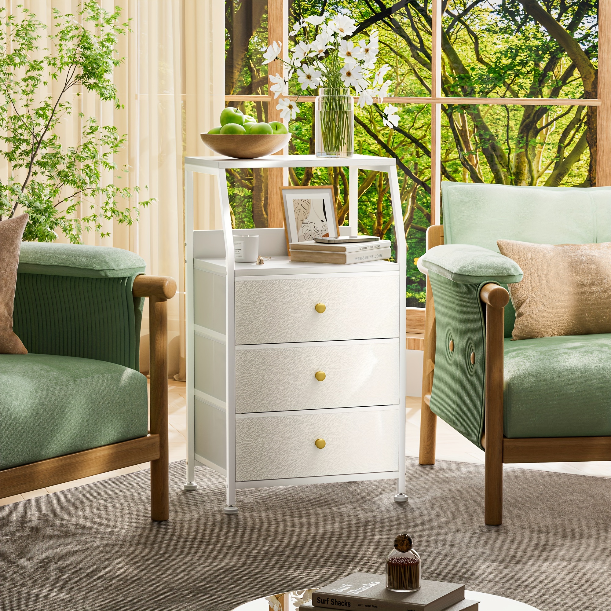 Dorm nightstand with drawers store