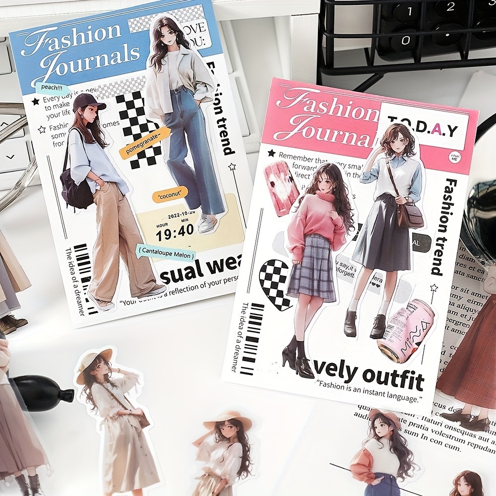 Pet Sticker Package Lady Journal Series Korean Hand Account - Temu ...