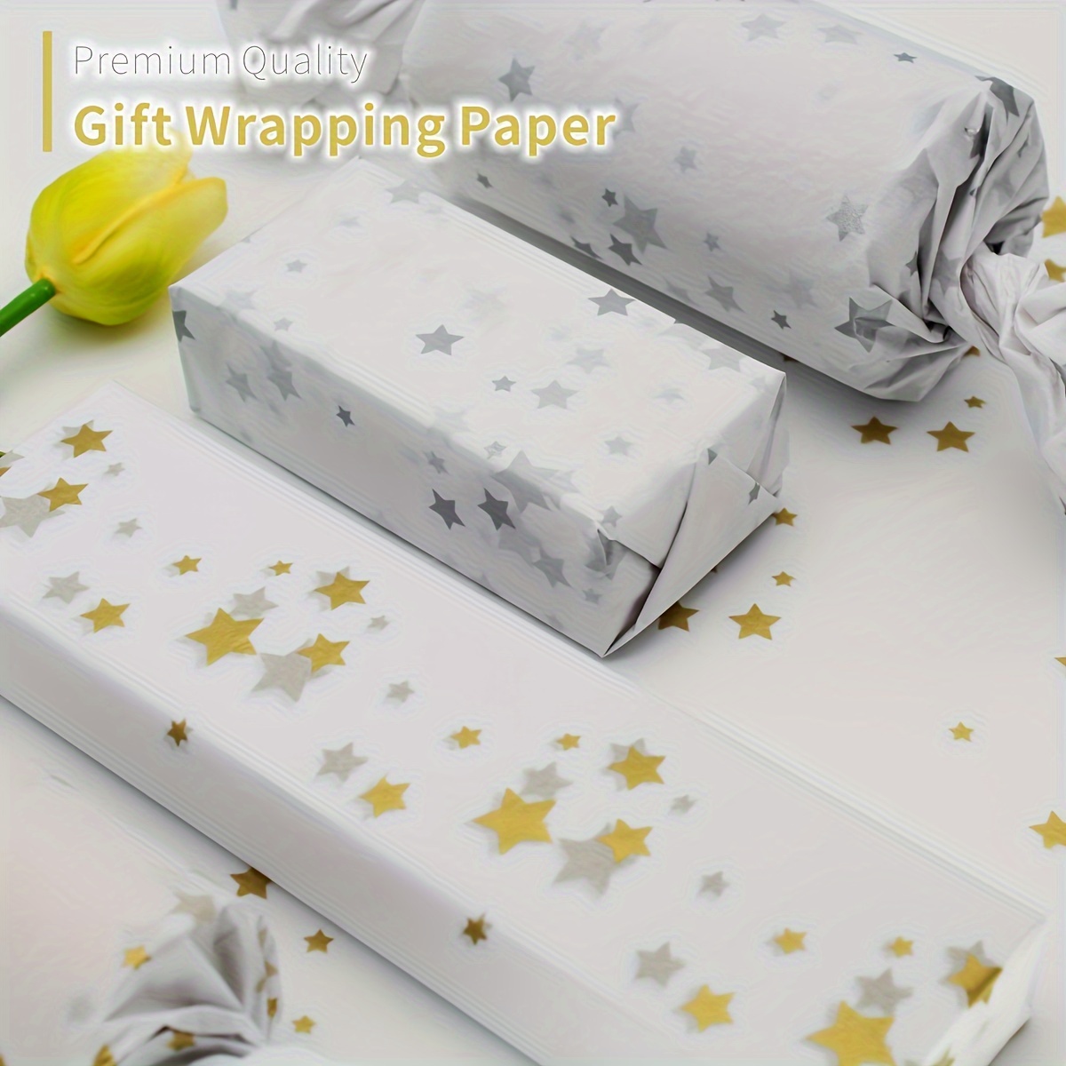 Print Color Translucent Wrapping Paper Translucent Gold - Temu Australia
