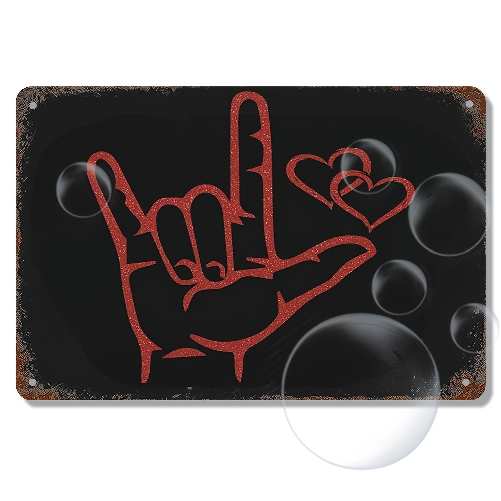 Vintage Love Sign Language Vintage 1980s I Love You Hand Ceramic