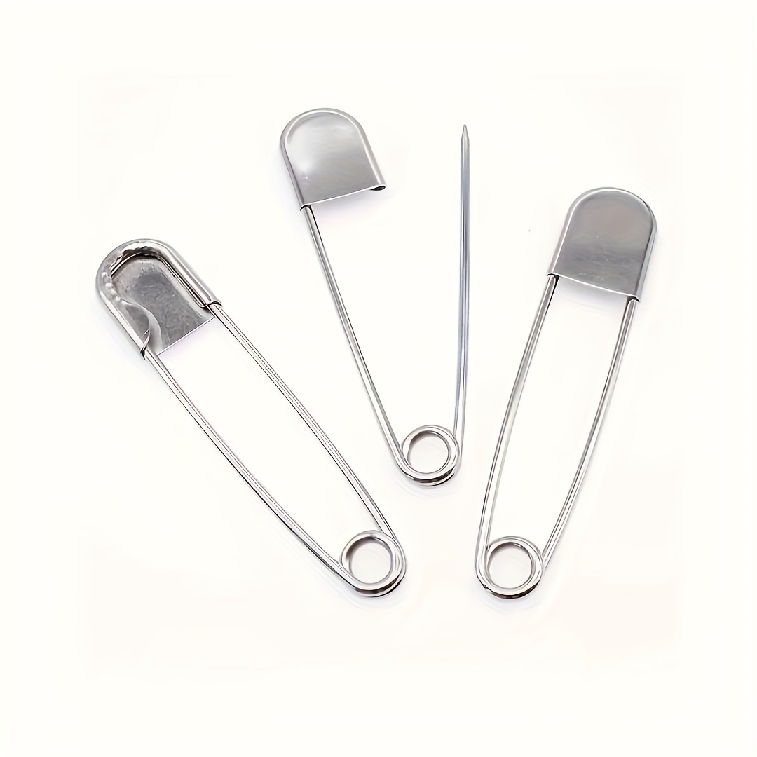 1pc Extra Large Safety Pin - Stainless Steel Strong Wire Secure Clip ...