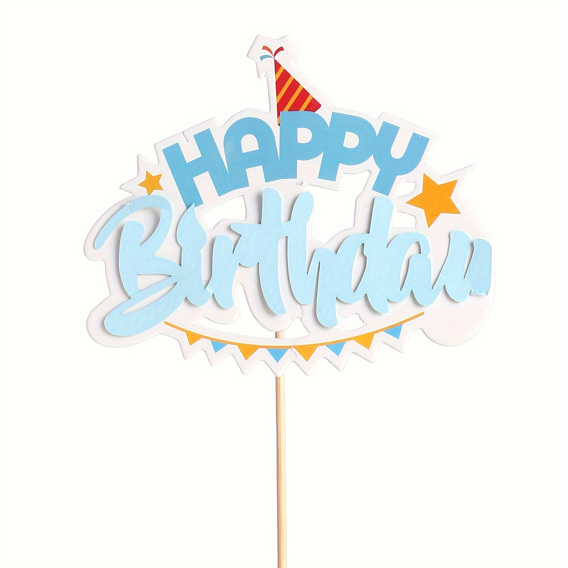 Birthday Cake Topper Decorations Happy Birthday Balloon - Temu