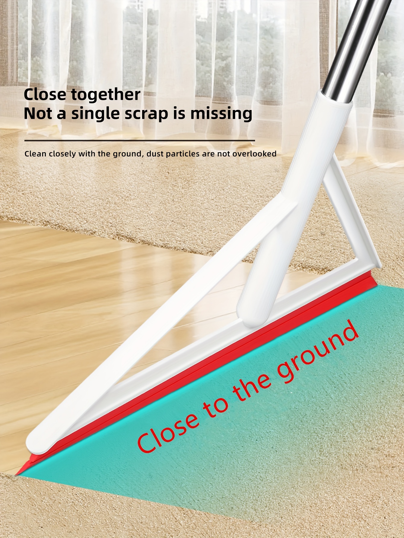 Magic Broom Floor Cleaning Squeegee Pet Hair Dust Sweeper - Temu South ...