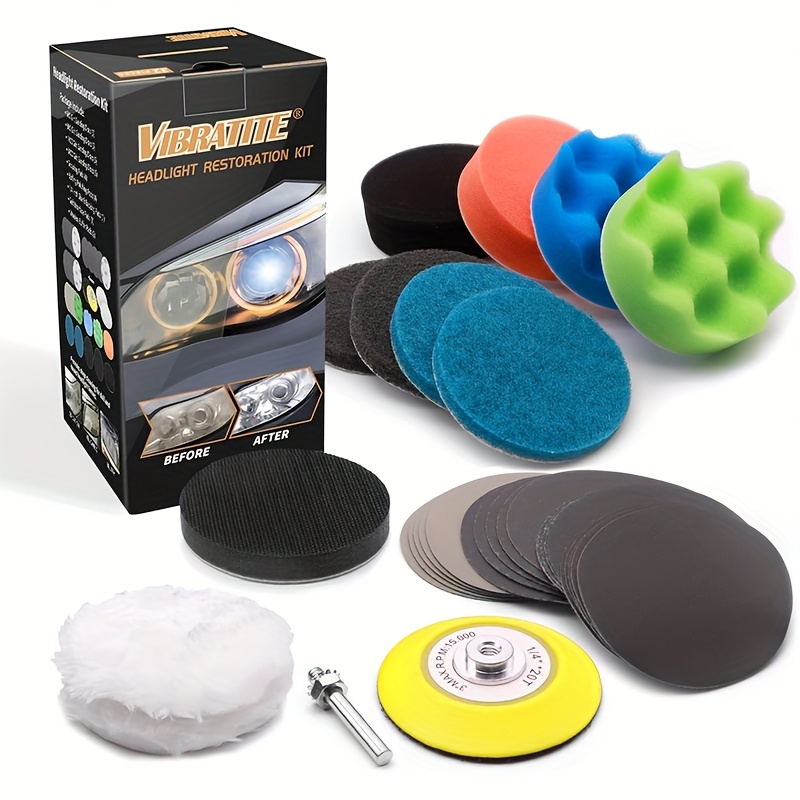 car headlight restoration kit sold on Temu United States
