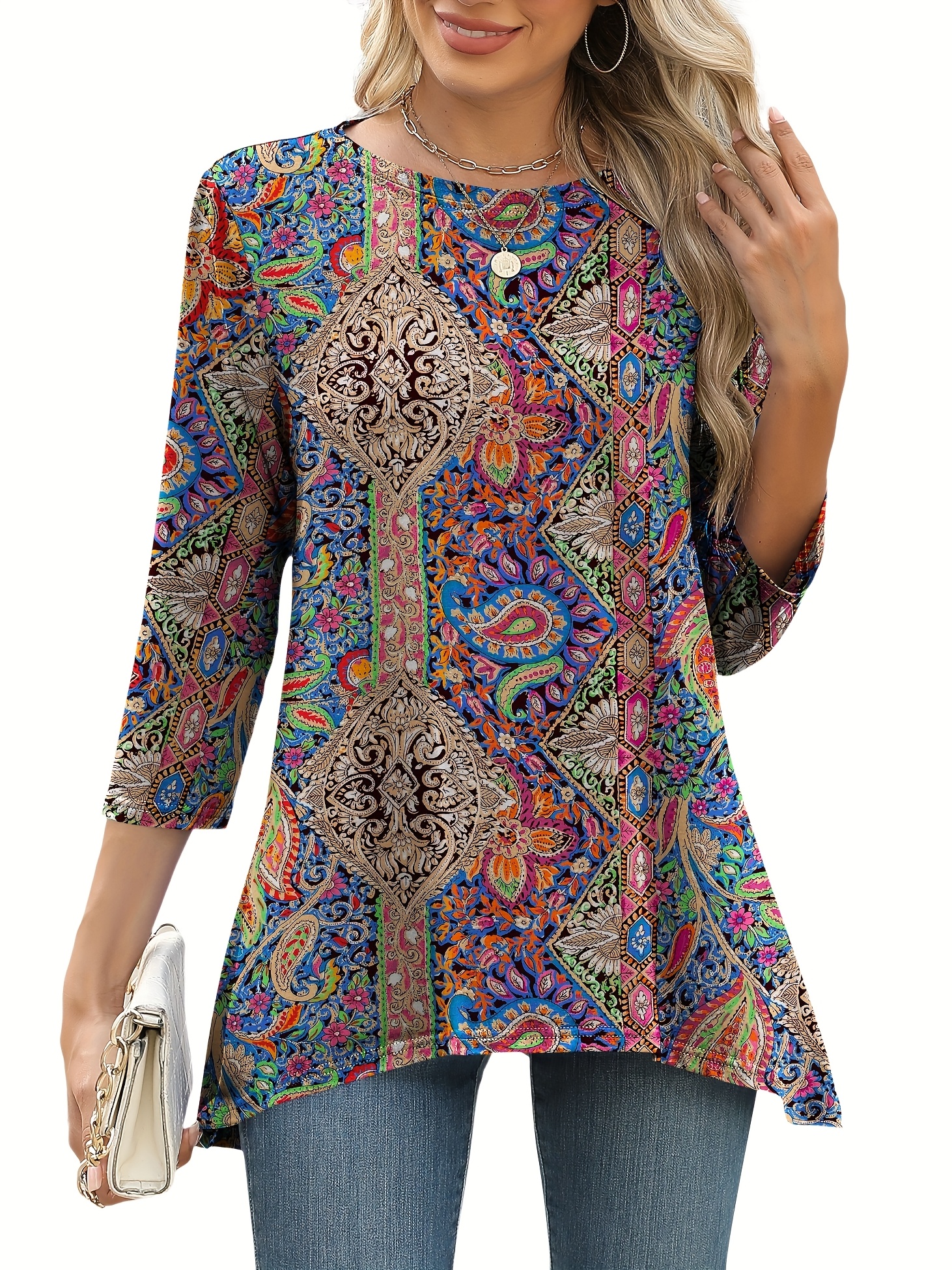 tunic tops for women sold on Temu United States