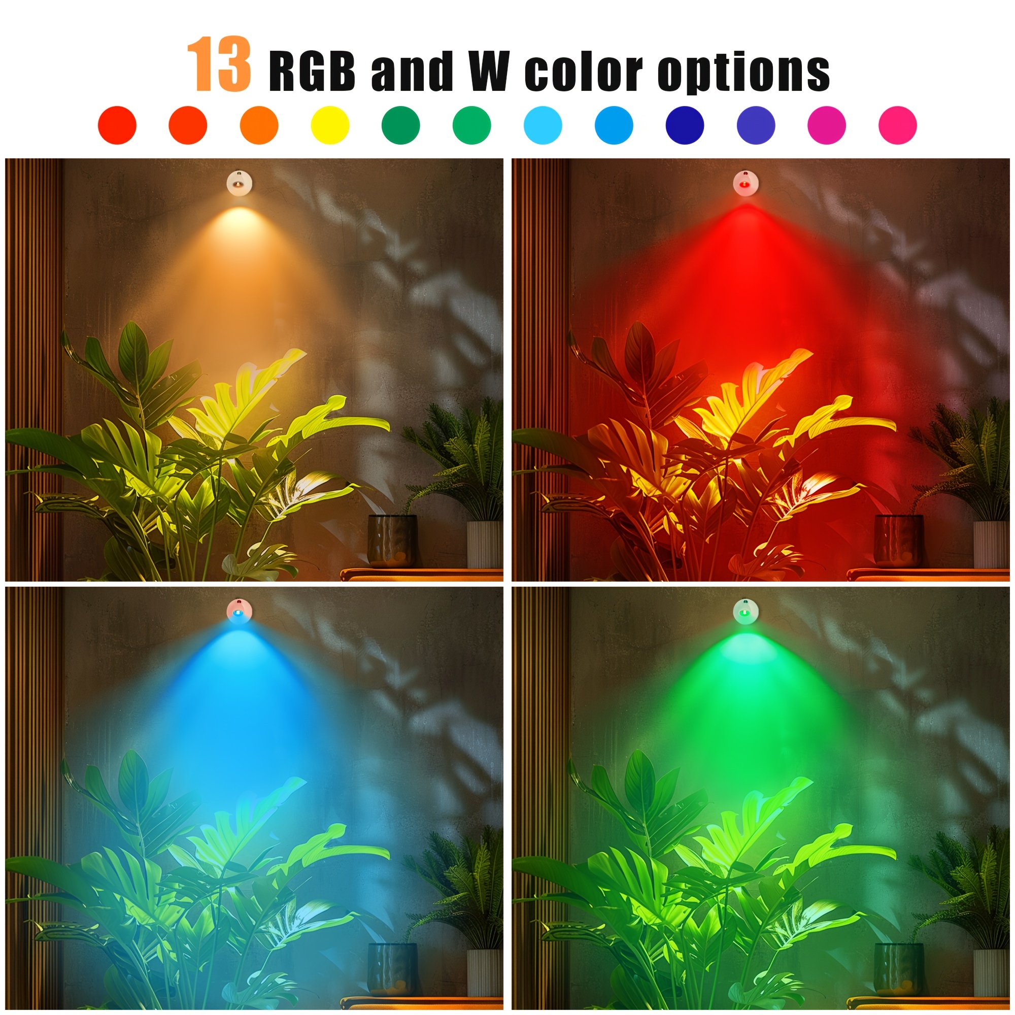 Wireless Spotlight Indoor Led Tree Spot Lights Battery - Temu