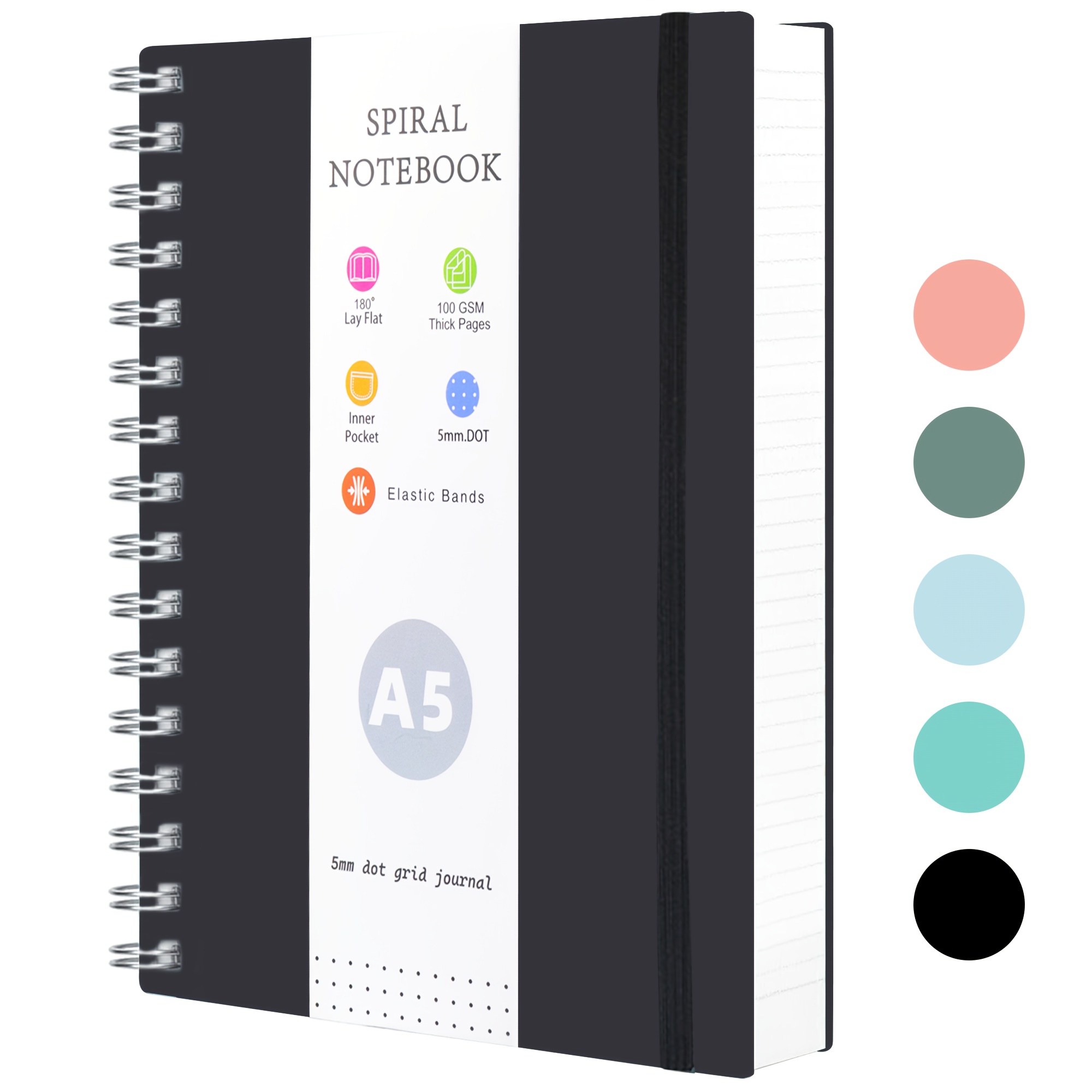 dotted grid notebook sold on Temu United States
