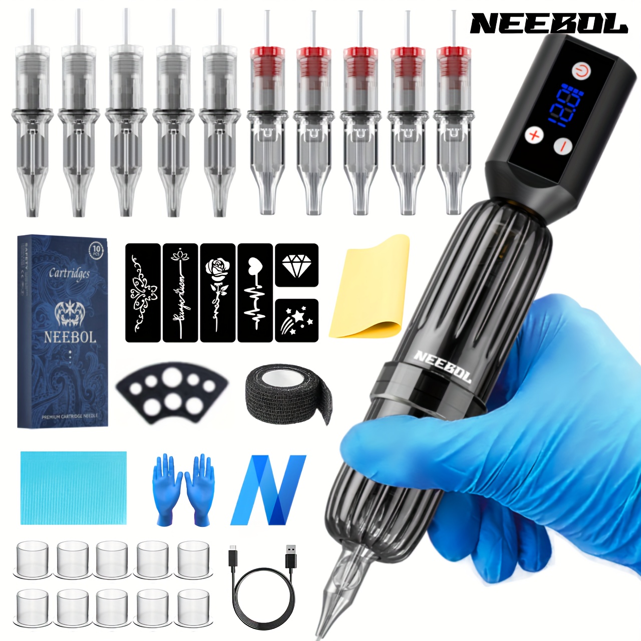 tattoo machines and kits sold on Temu Australia