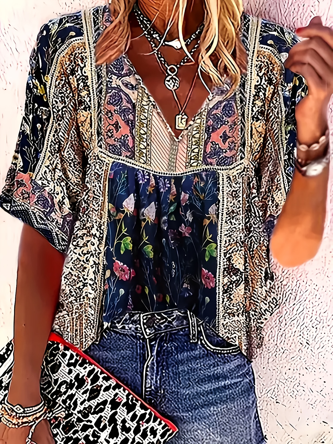 summer ladies tops sold on Temu United States