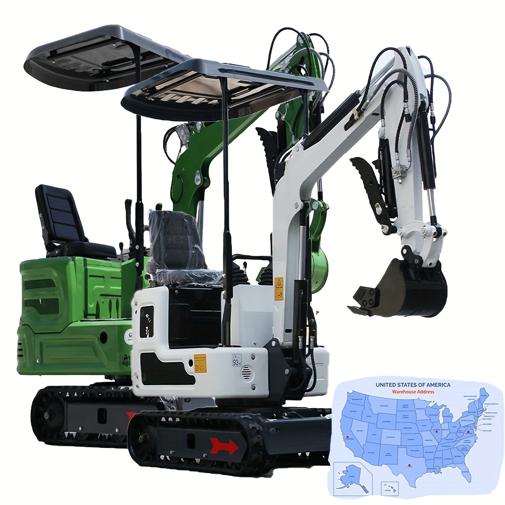 mini excavator sold on Temu United States