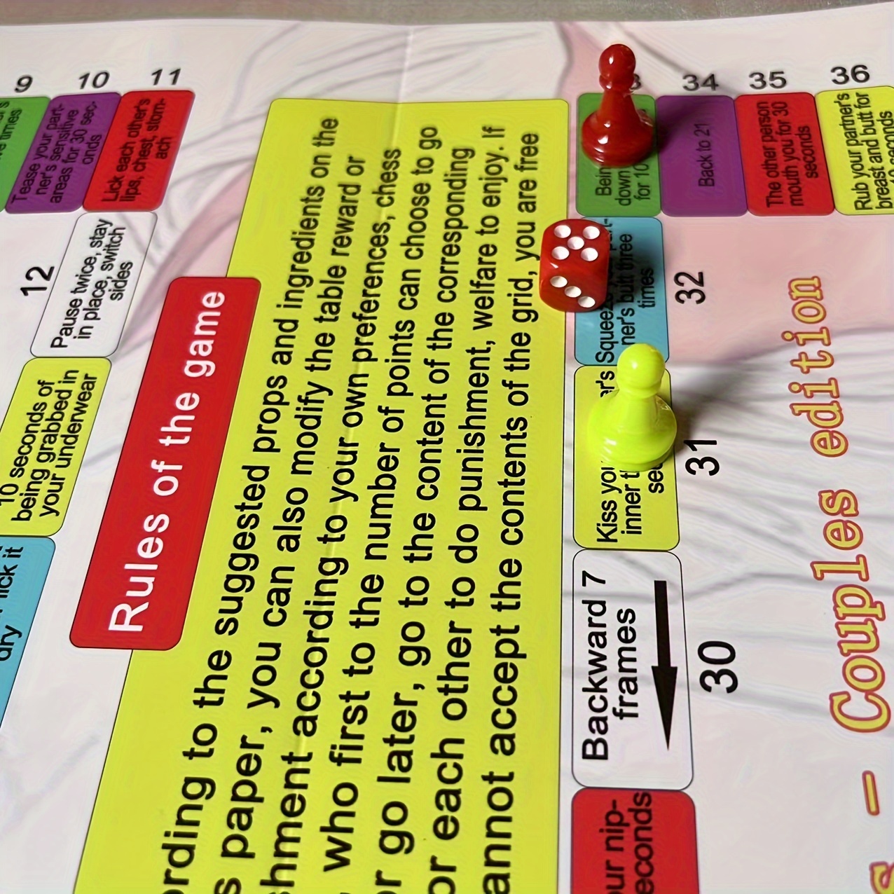 Flying Chess - Couples Edition: Adult Party Game With Handcuffs ...