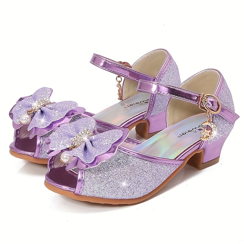 Trendy Cute Bowknot High heeled Sandals Girls Breathable - Temu Australia
