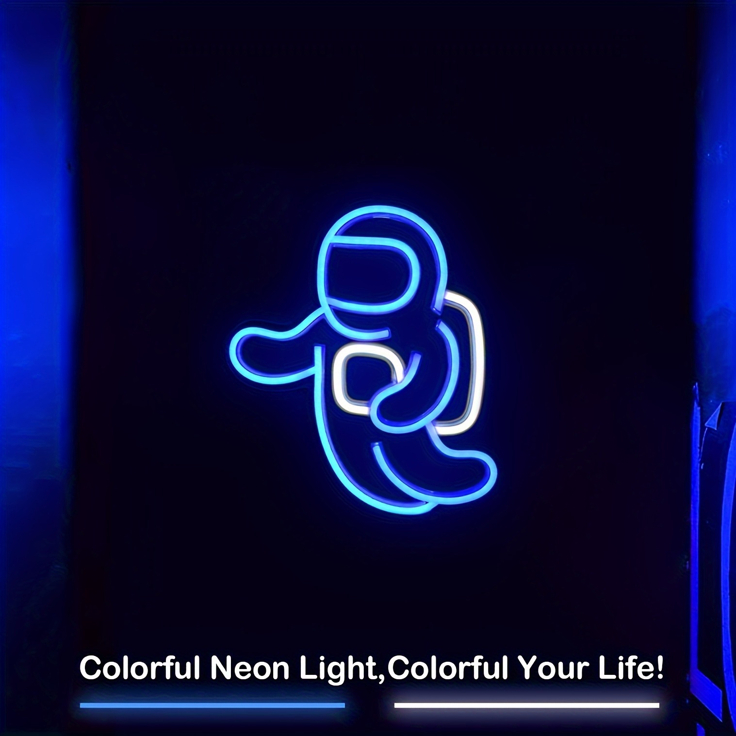 Astronaut Neon Led Signs Bedroom Wall Decor Usb - Temu Canada