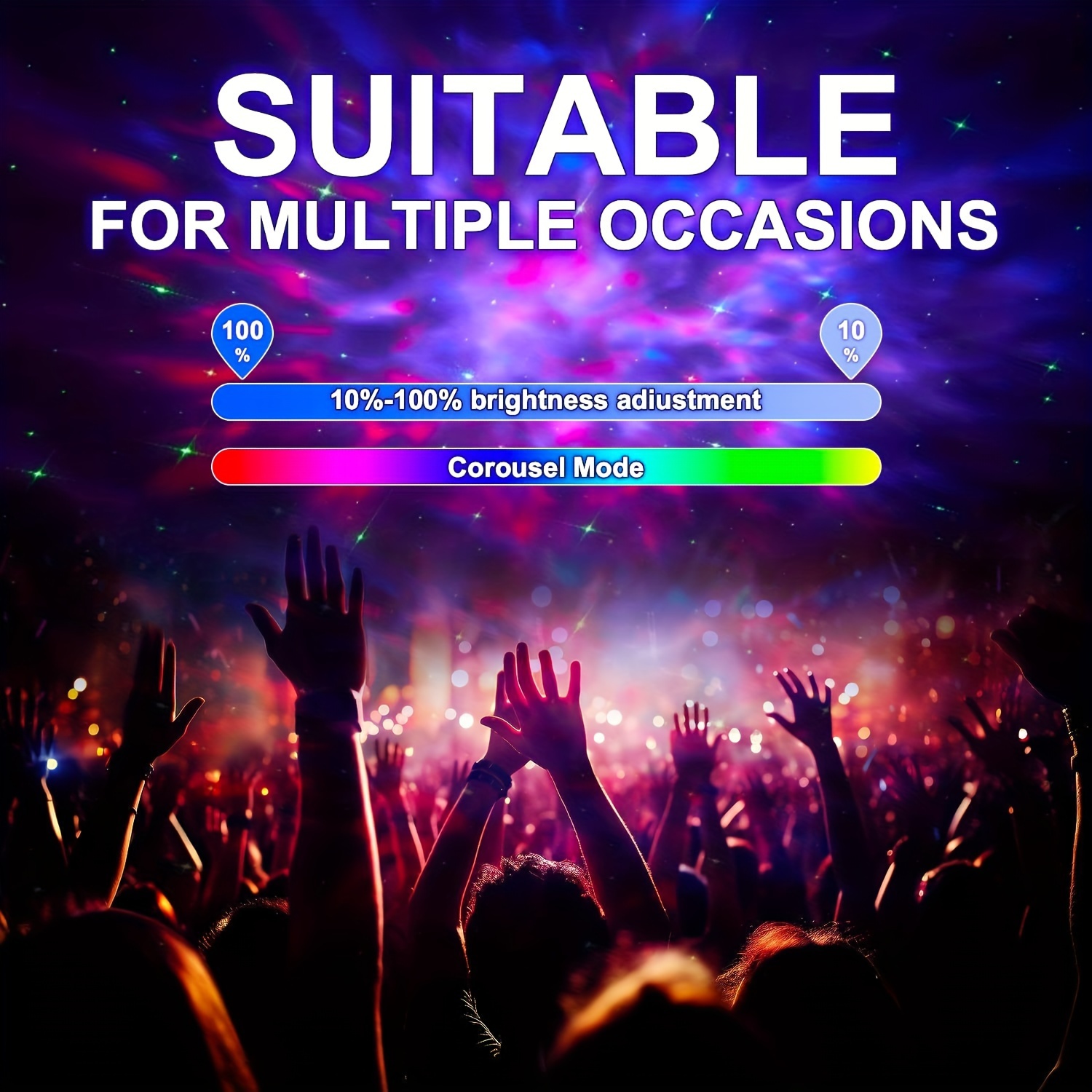 Astronaut Star Projector Night Light Remote Dimmable Led - Temu