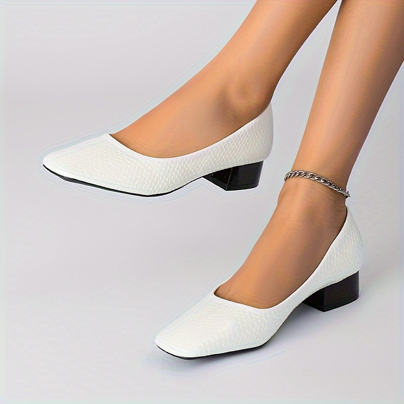 Womens Gentle Solid Color Pumps Soft Sole Slip Working - Temu United ...