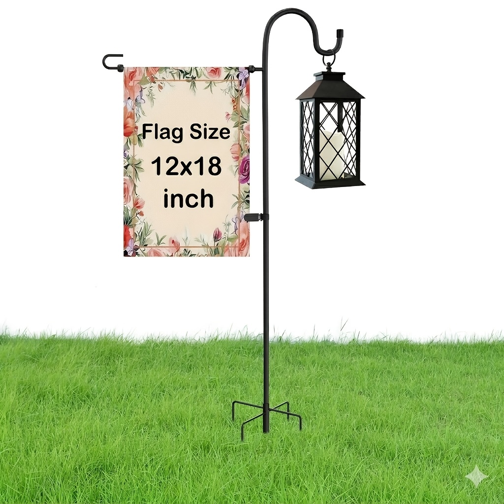 garden flag stands sold on Temu United States