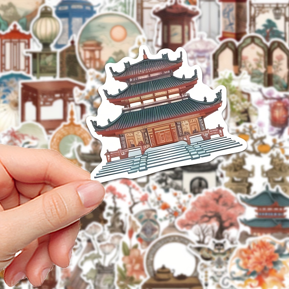 Ancient Style Small Things Stickers Cartoon Diy Luggage - Temu Canada