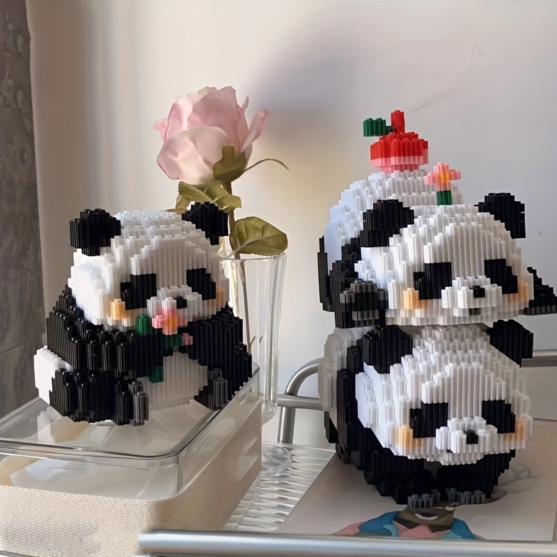 2200-piece Panda Building Blocks Set - Educational 3d Puzzle, Hands-on ...