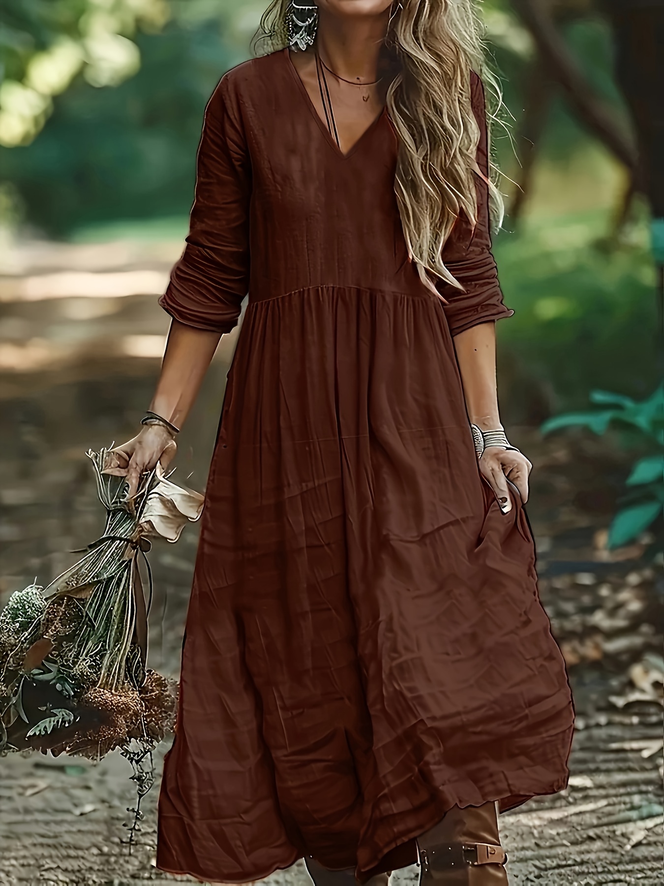 ladies maxi dresses sold on Temu United States