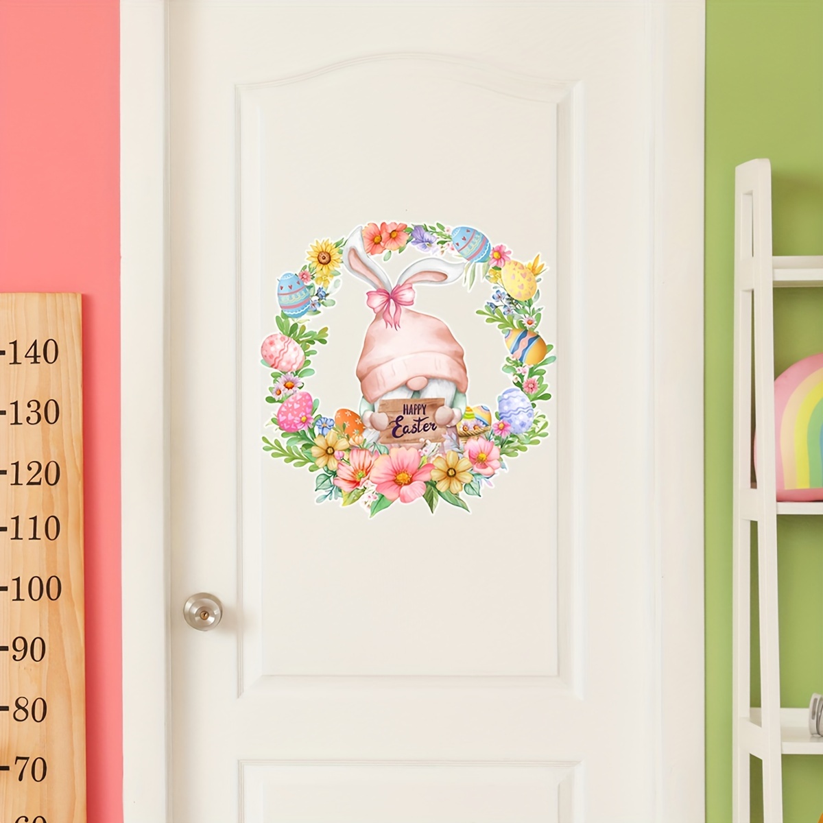 easter cartoon dwarf garland wall stickers living room - Temu