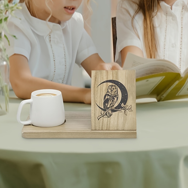 Small Bookshelf Triangle Book Holder Wood Short Mini Book - Temu New ...