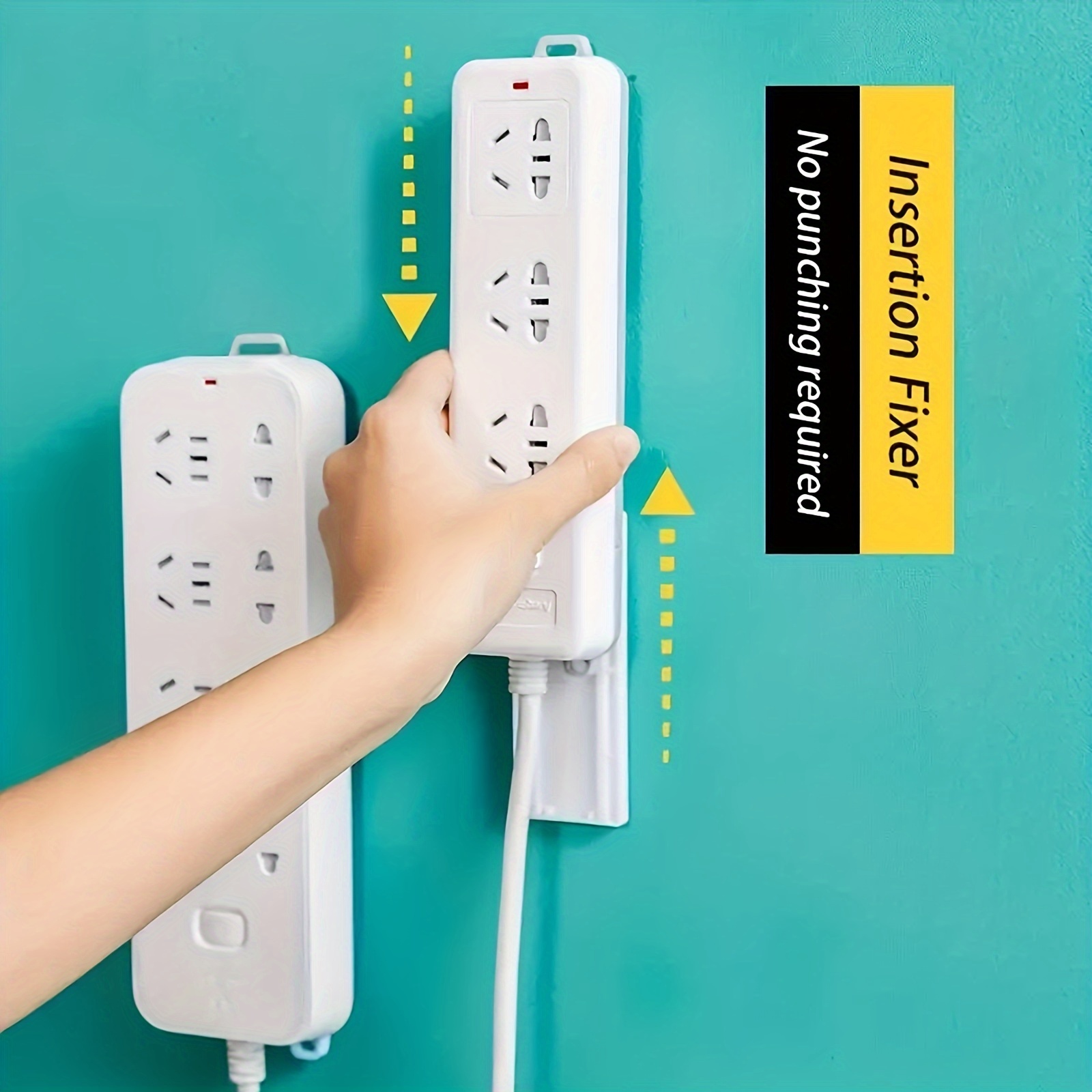 Self adhesive Power Outlet Bracket: Wall Mounted - Temu