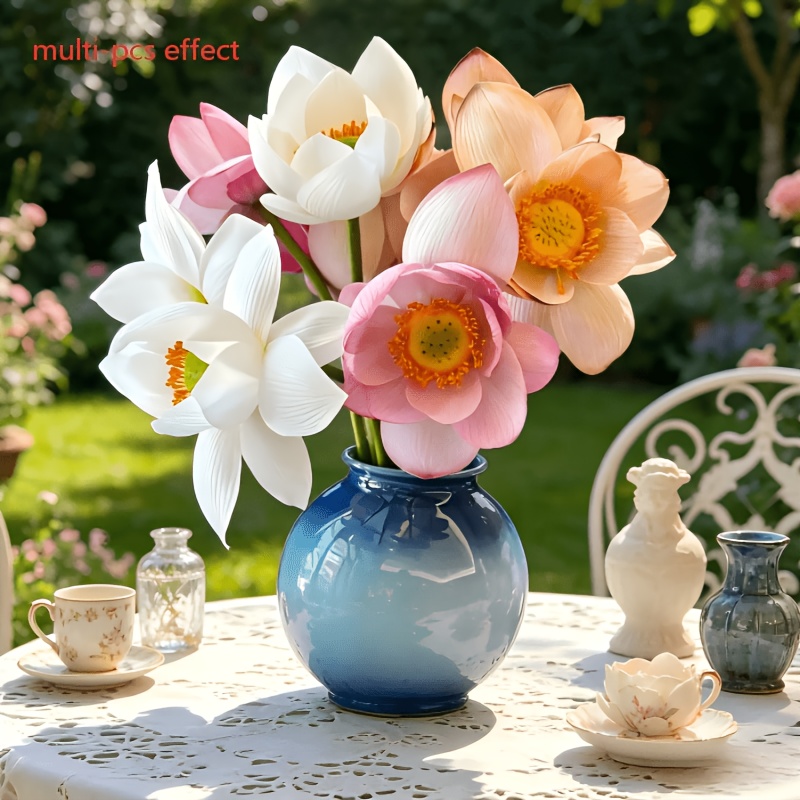 lotus flower artificial sold on Temu United States