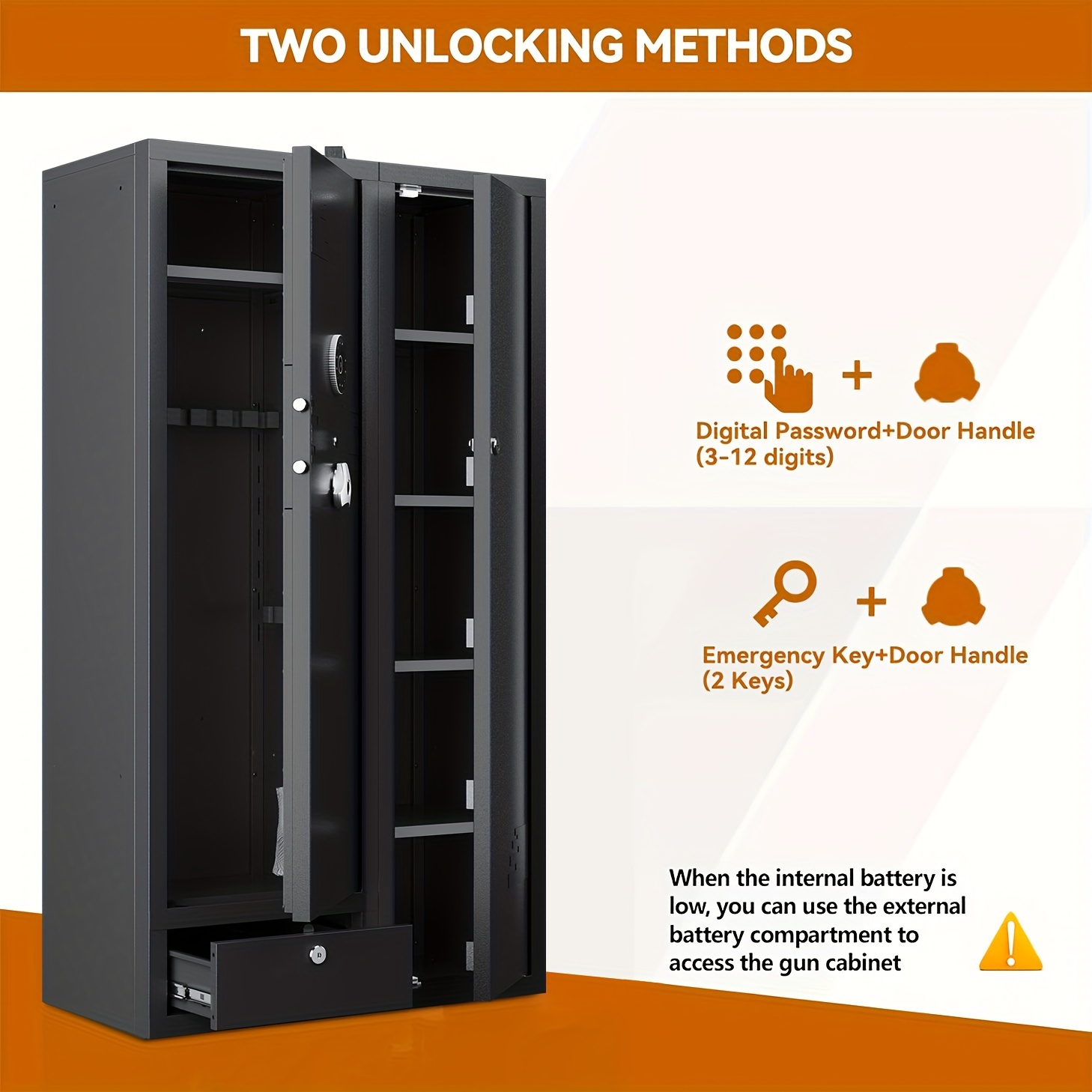 15 20 Gun Safe Gun Safes Home Rifle Pistols Large Gun Safes - Temu