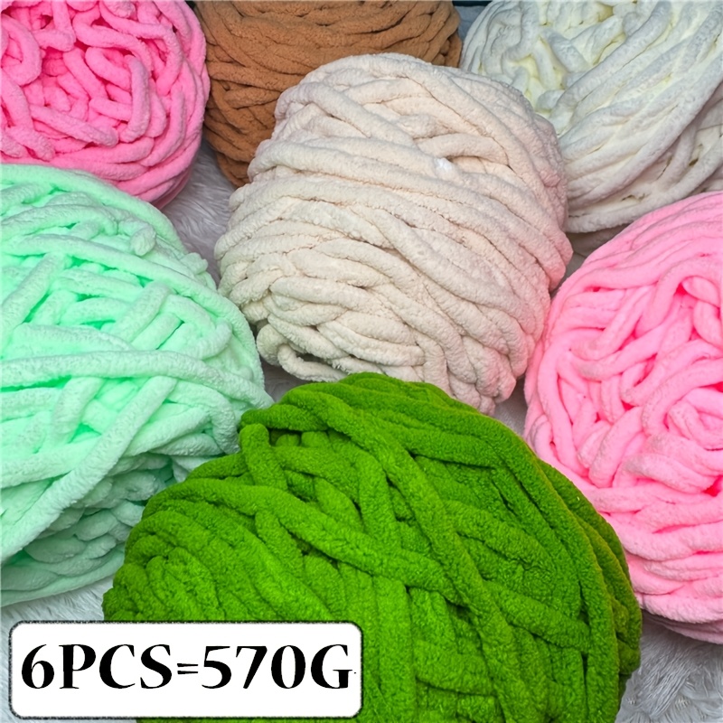 thick yarn sold on Temu United States