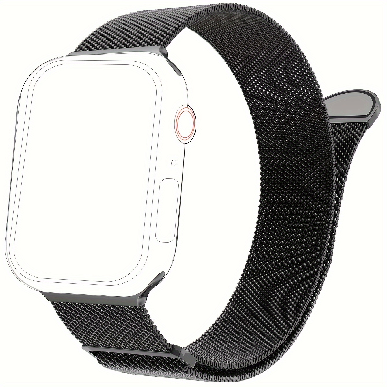 Milanese Iwatch Watch Band Series Ultra Se 9 8 7 6 5 4 3 2 1 - Temu ...