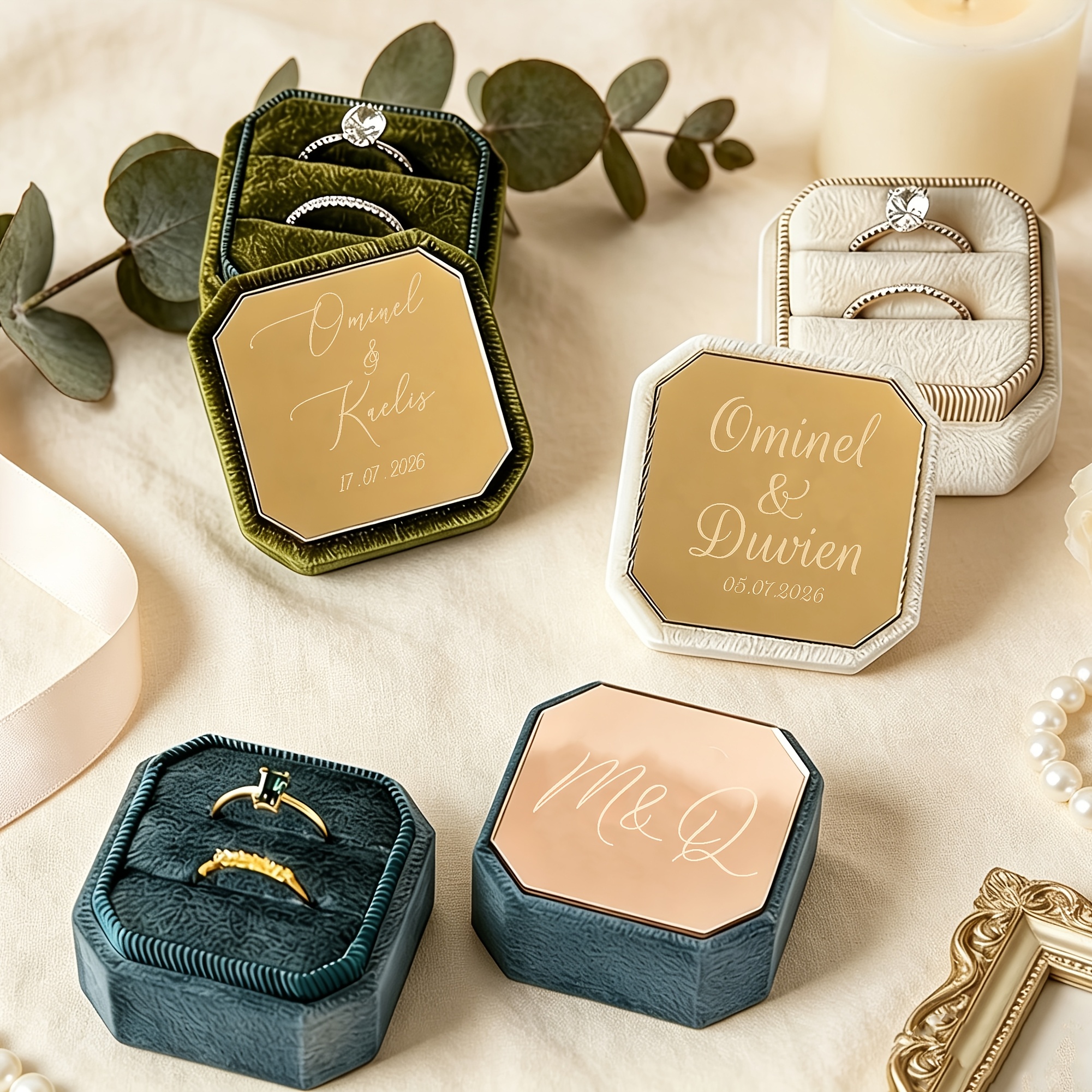 personalized jewelry boxes sold on Temu United States