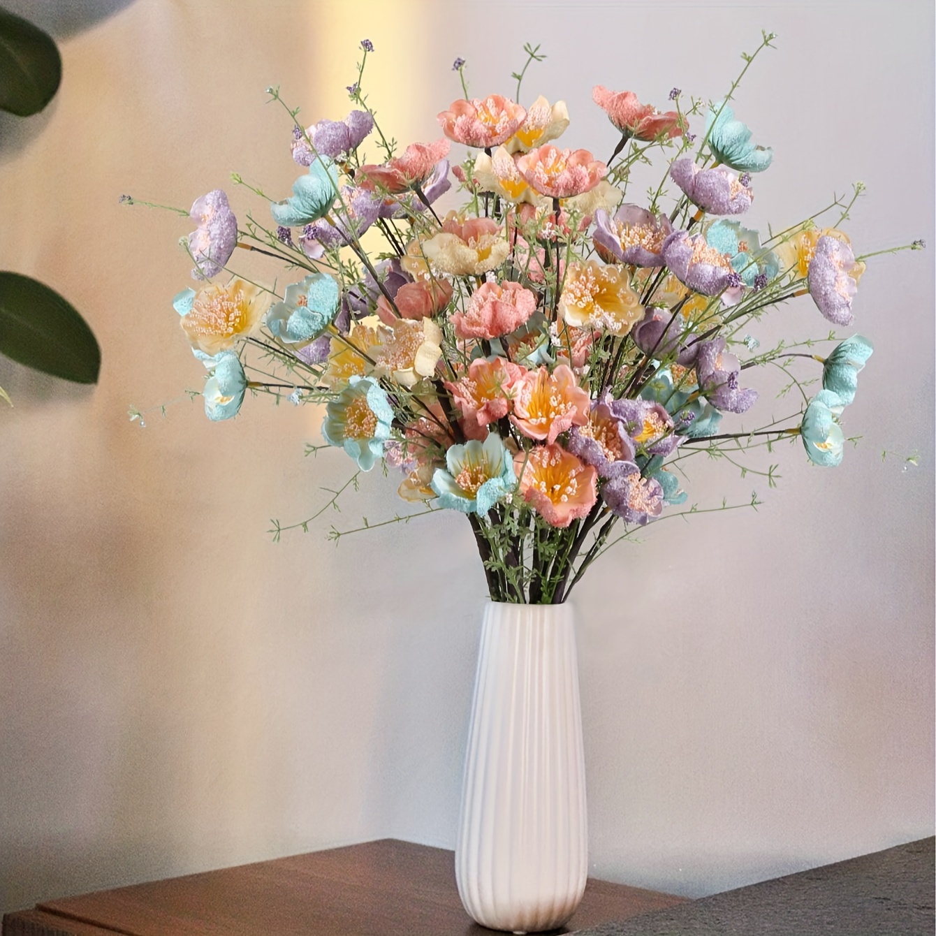 Mixed 4 Colors Azalea Artificial Flowers Bouquet Foam - Temu