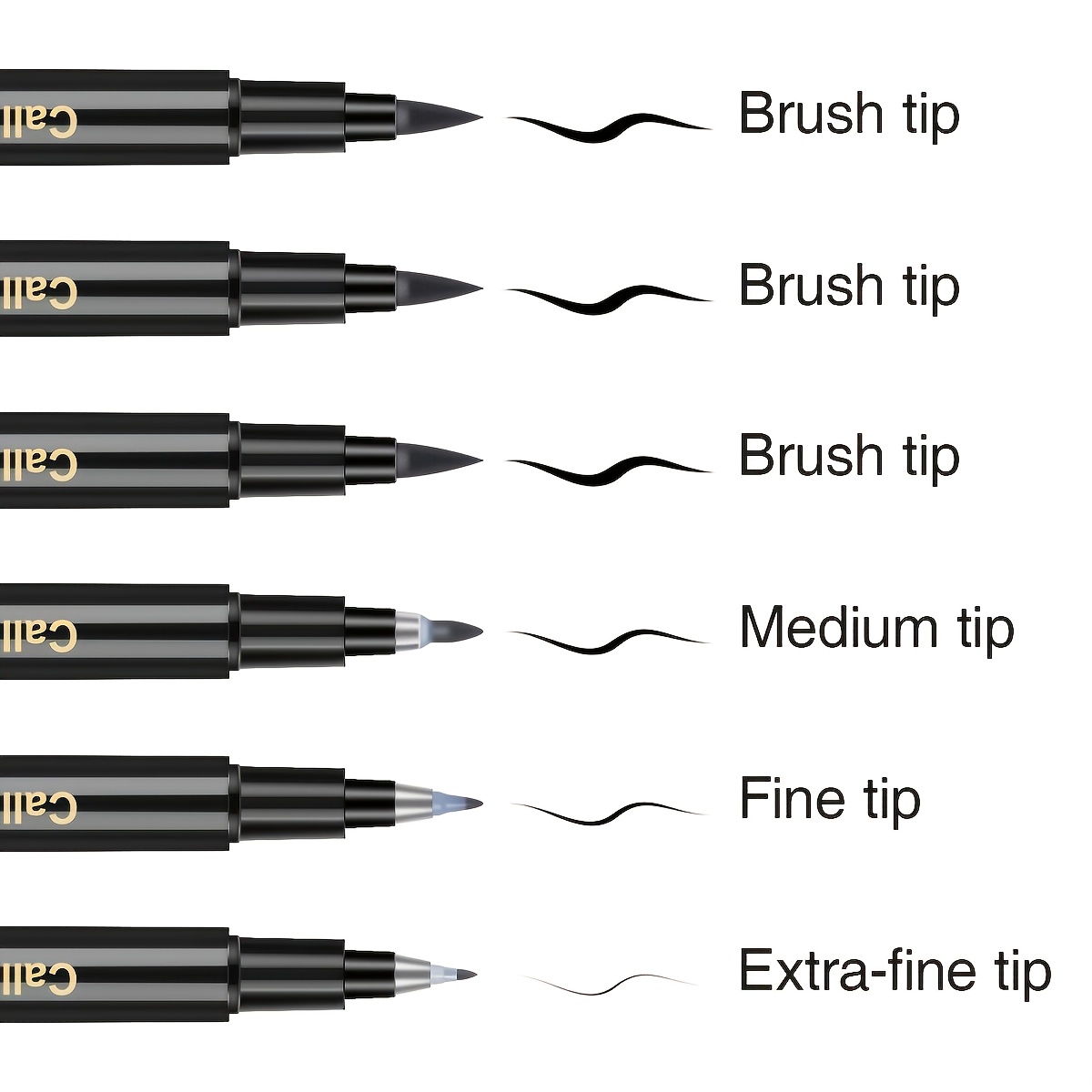 calligraphy pens sold on Temu United States
