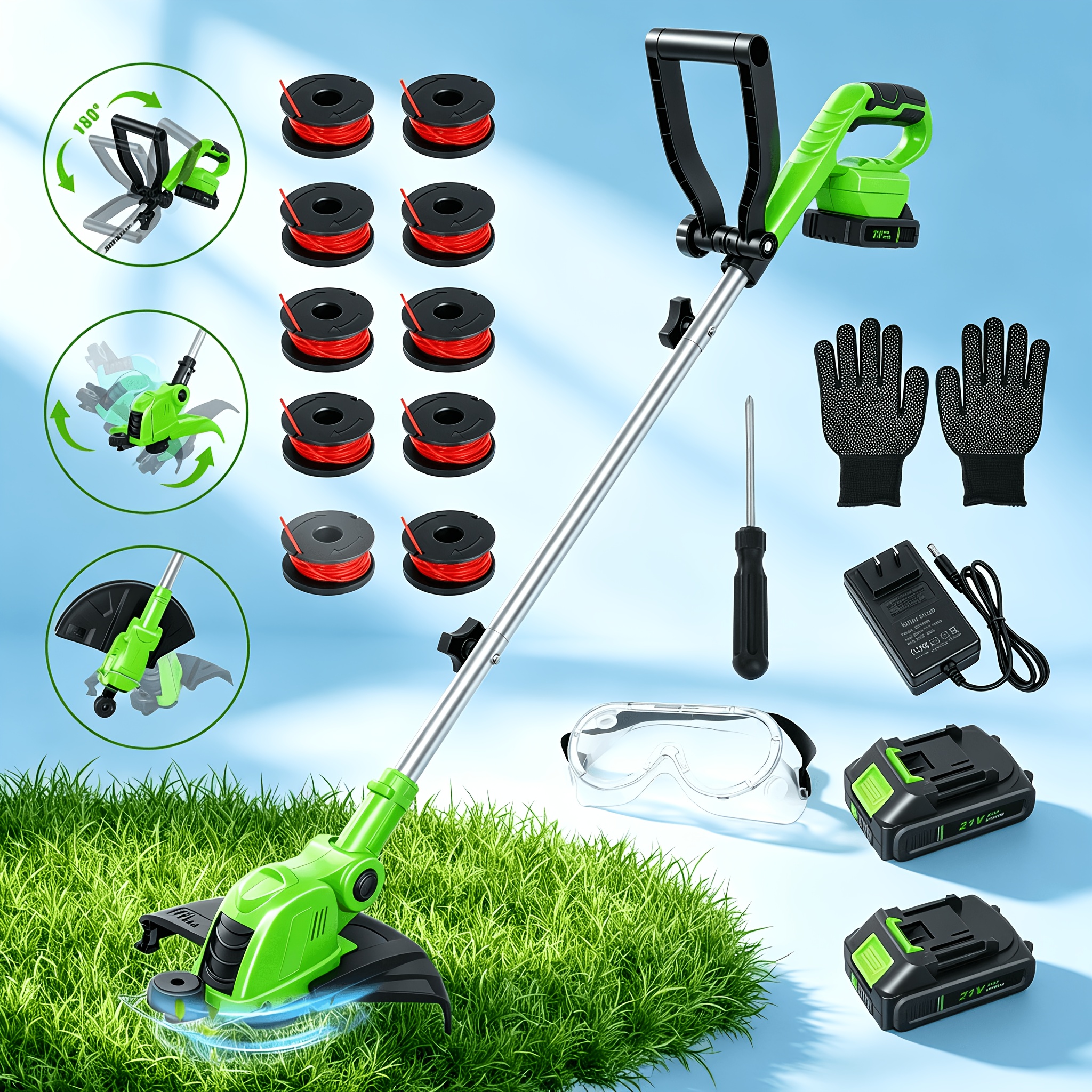 string trimmer sold on Temu United States