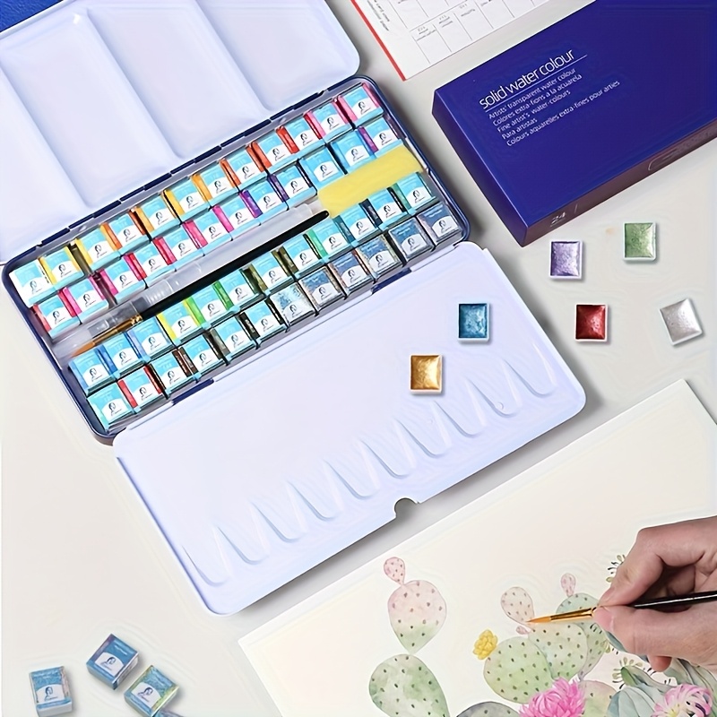 watercolor paint set sold on Temu United States
