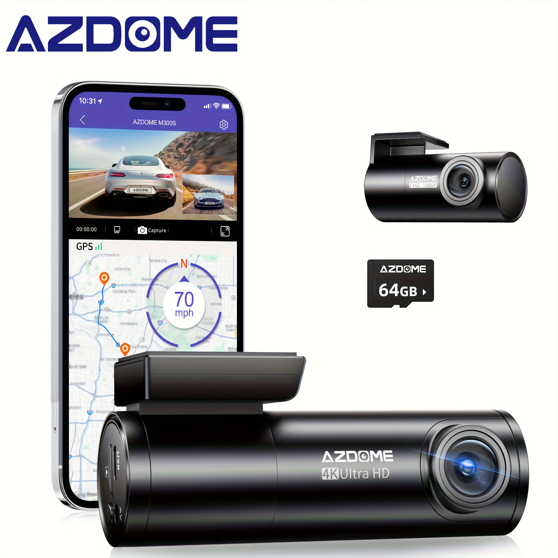 car dash cameras sold on Temu Australia