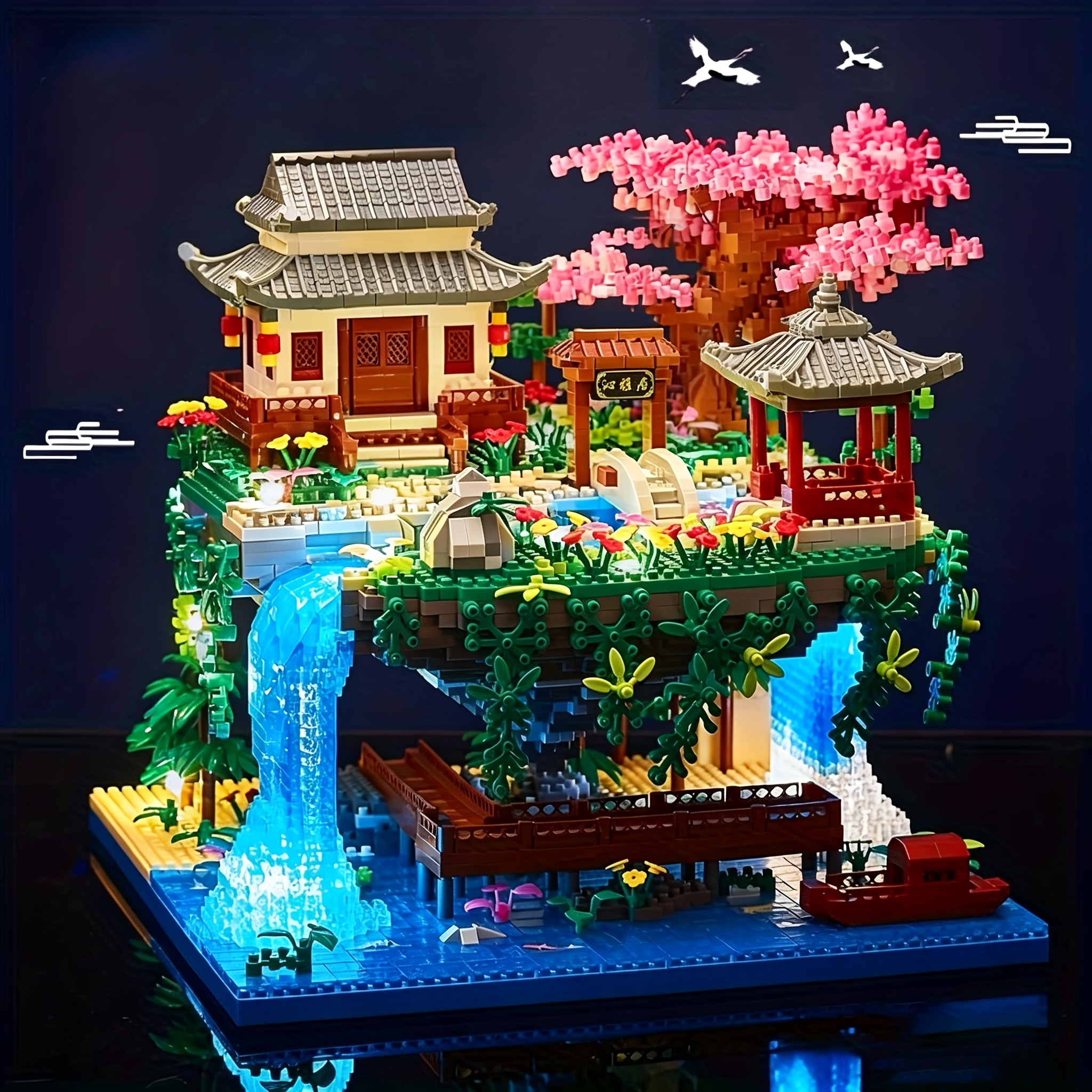 building blocks sets sold on Temu United States