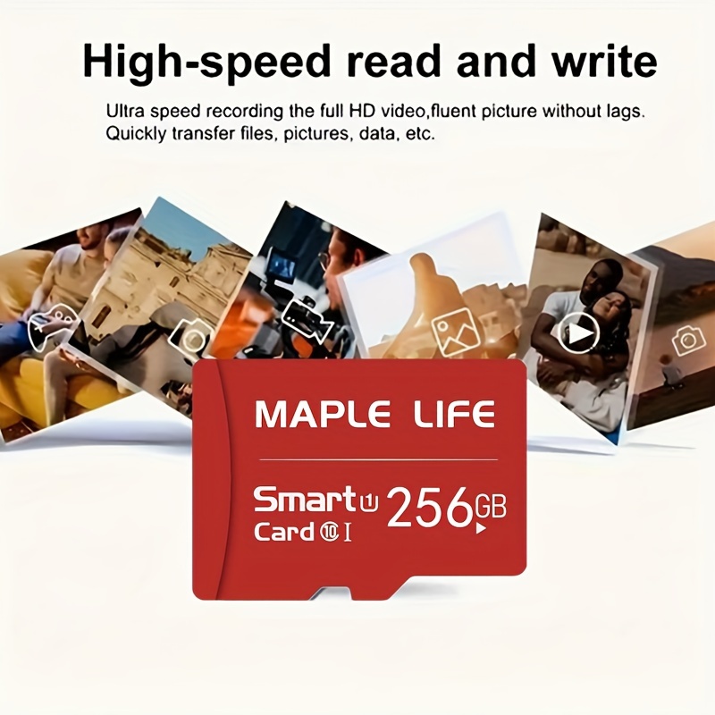 Memory Card 64gb/128gb/256gb High Speed Flash Card - Temu