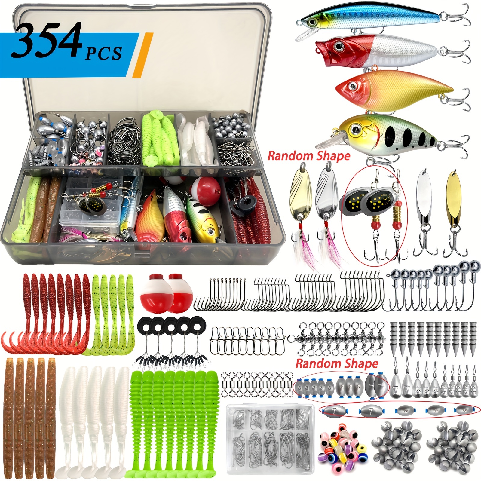 fishing tackle sold on Temu United States