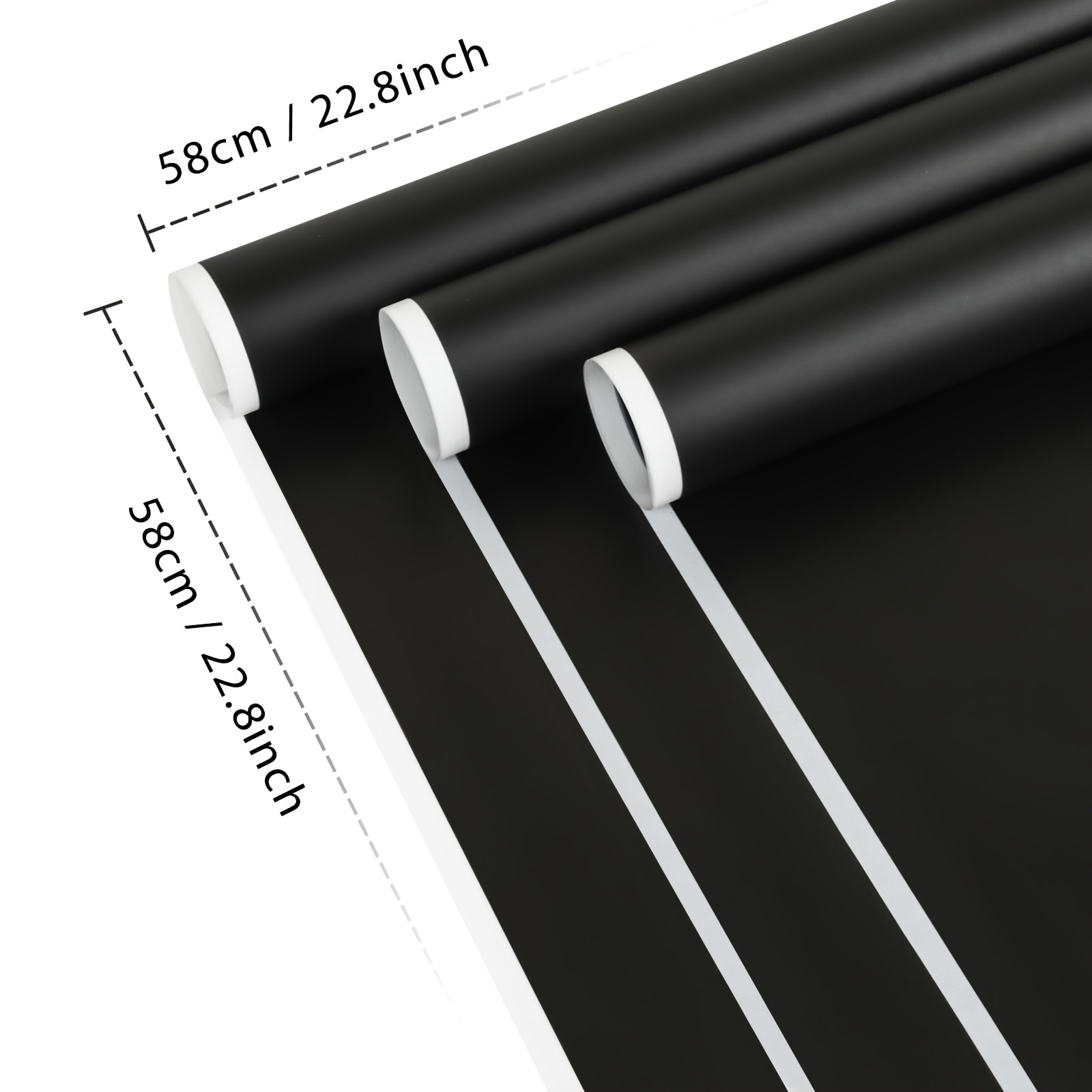 "versatile" Black Striped Wrapping Paper Sheets Waterproof - Temu