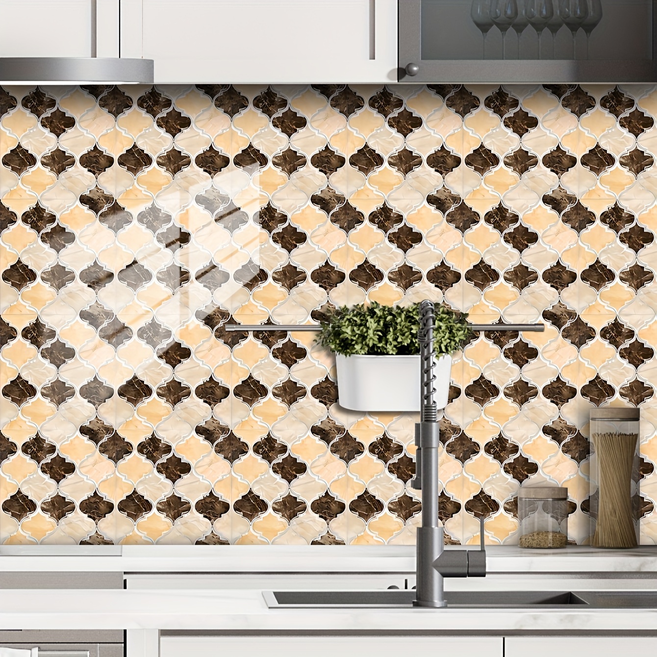 Argyle Pet Decorative Tile Stickers Peel Stick Self adhesive - Temu