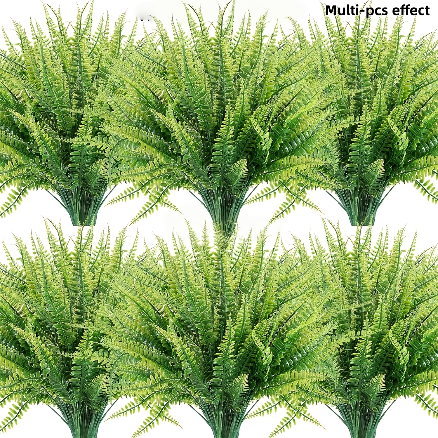 realistic artificial ferns sold on Temu United States