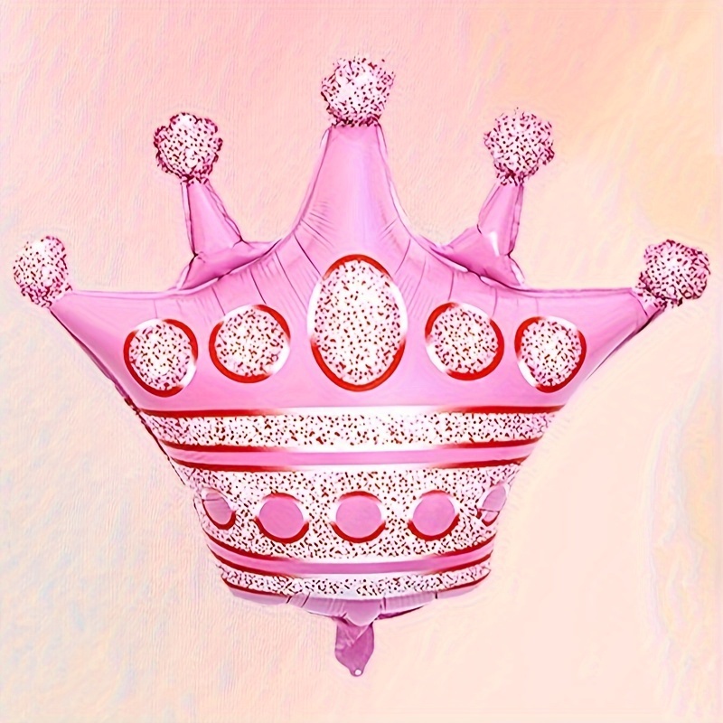 Pink Crown Balloon Set Perfect Weddings Birthdays - Temu