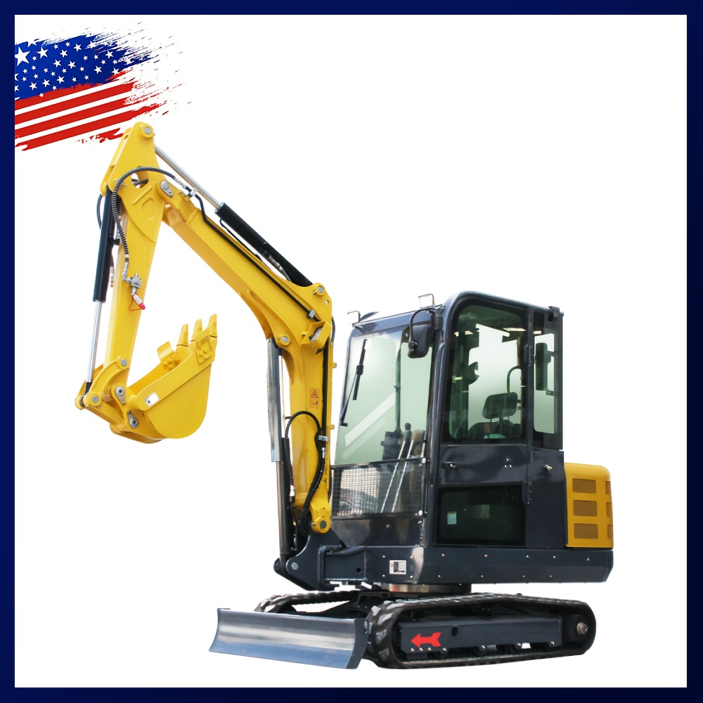 mini excavator sold on Temu United States