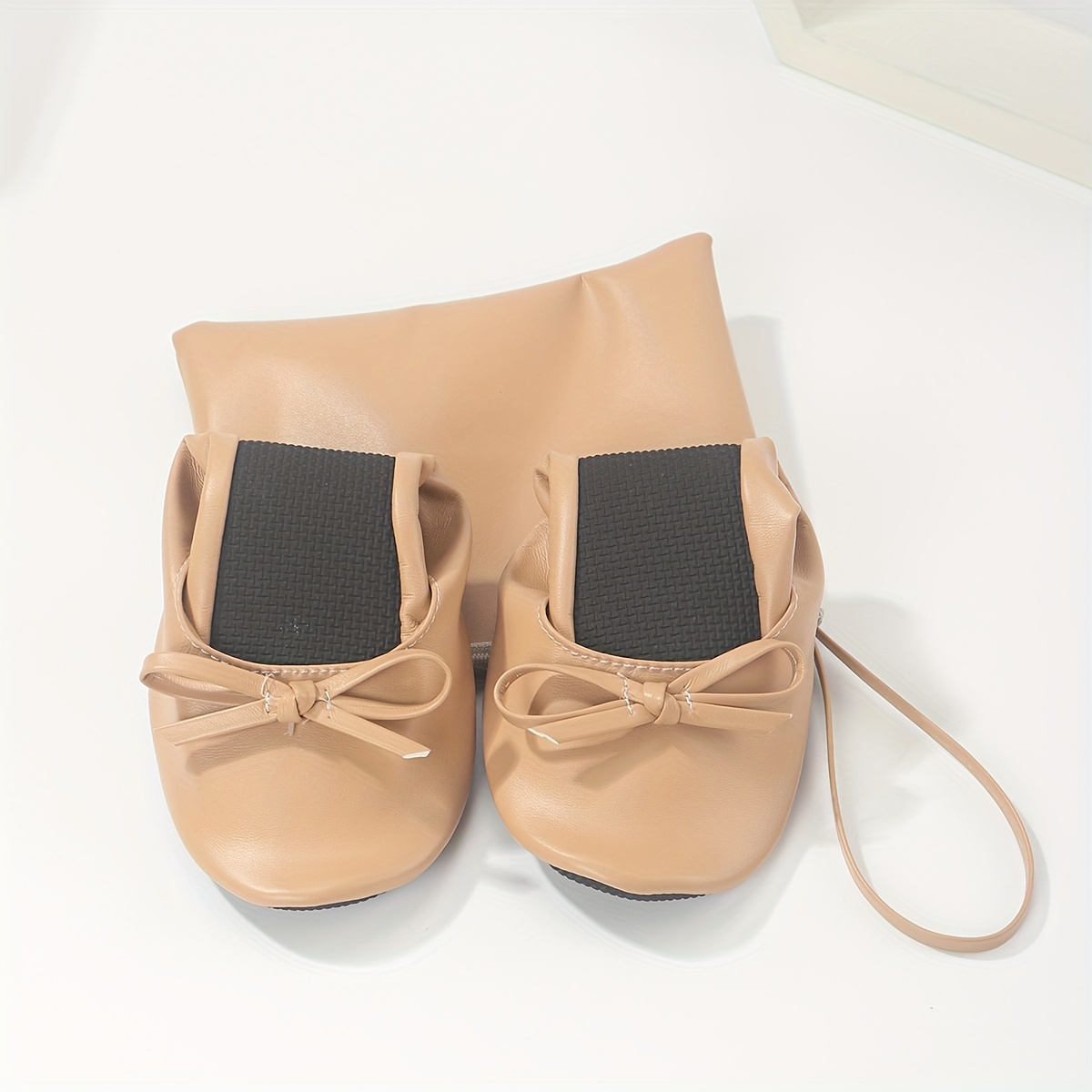 Women's Bowknot Decor Flat Shoes Casual Slip Ballet Shoes - Temu United ...